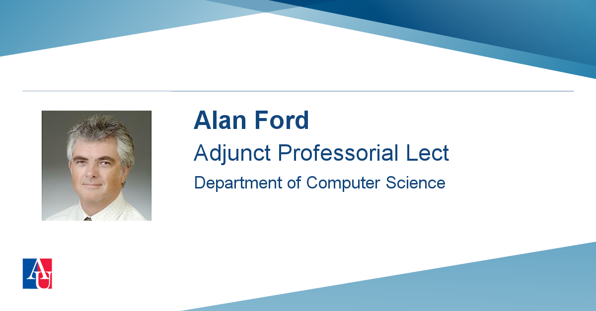 Faculty Profile: Alan Ford | American University, Washington, DC