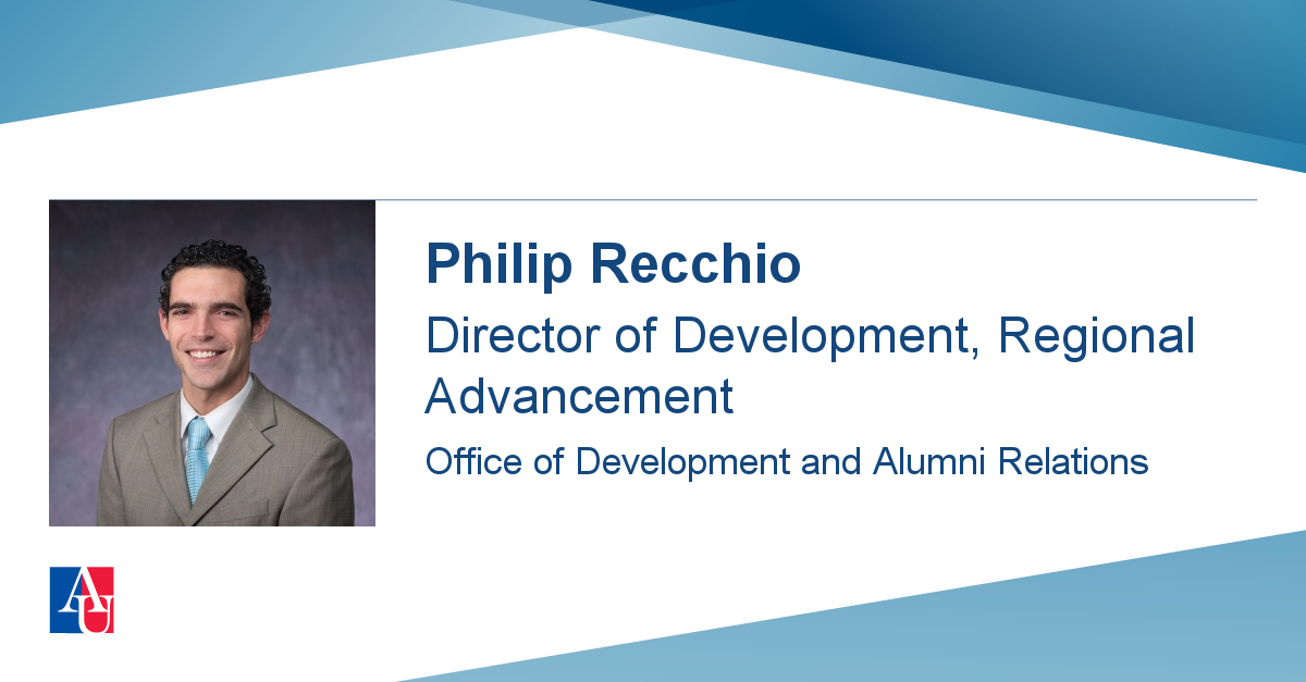 Staff Profile: Philip Recchio | American University, Washington, DC