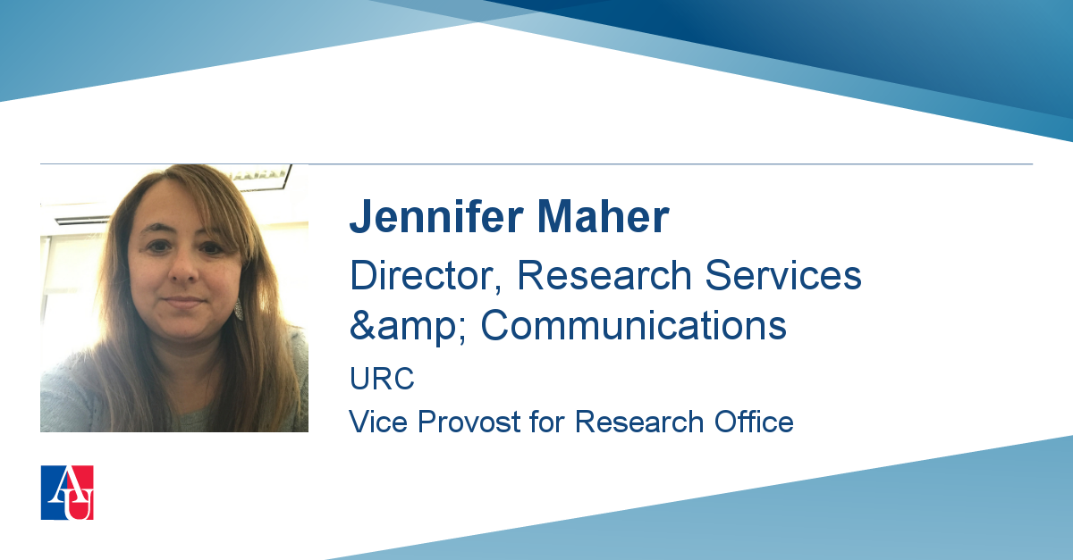 Staff Profile: Jennifer Maher | American University, Washington, DC
