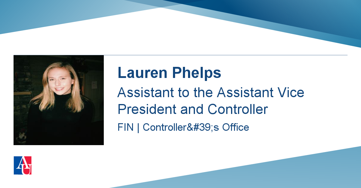 Profile Lauren Phelps | American University, Washington, DC