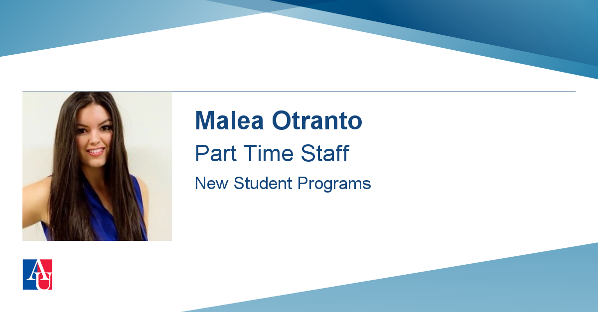 Staff Profile: Malea Otranto | American University, Washington, DC