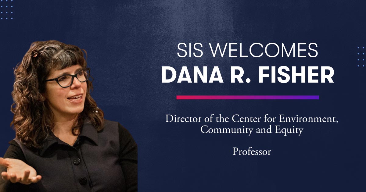 Dana Fisher joins SIS and AU as New Faculty and Director of the Center ...
