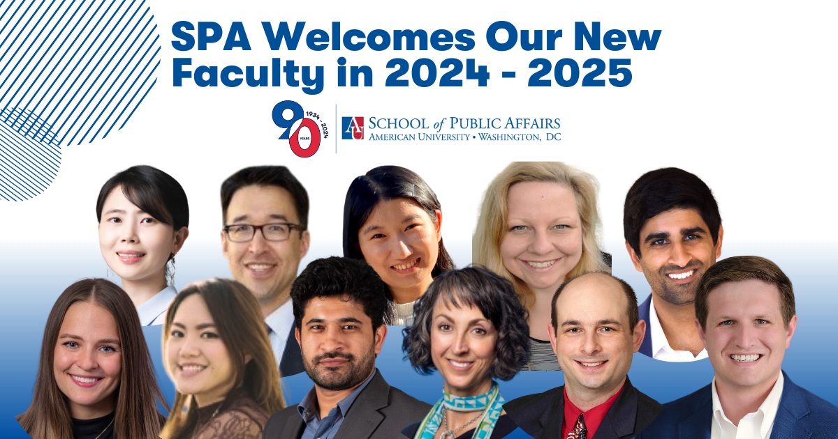 SPA Welcomes New Tenure-line Faculty in 2024-25 | School of Public ...